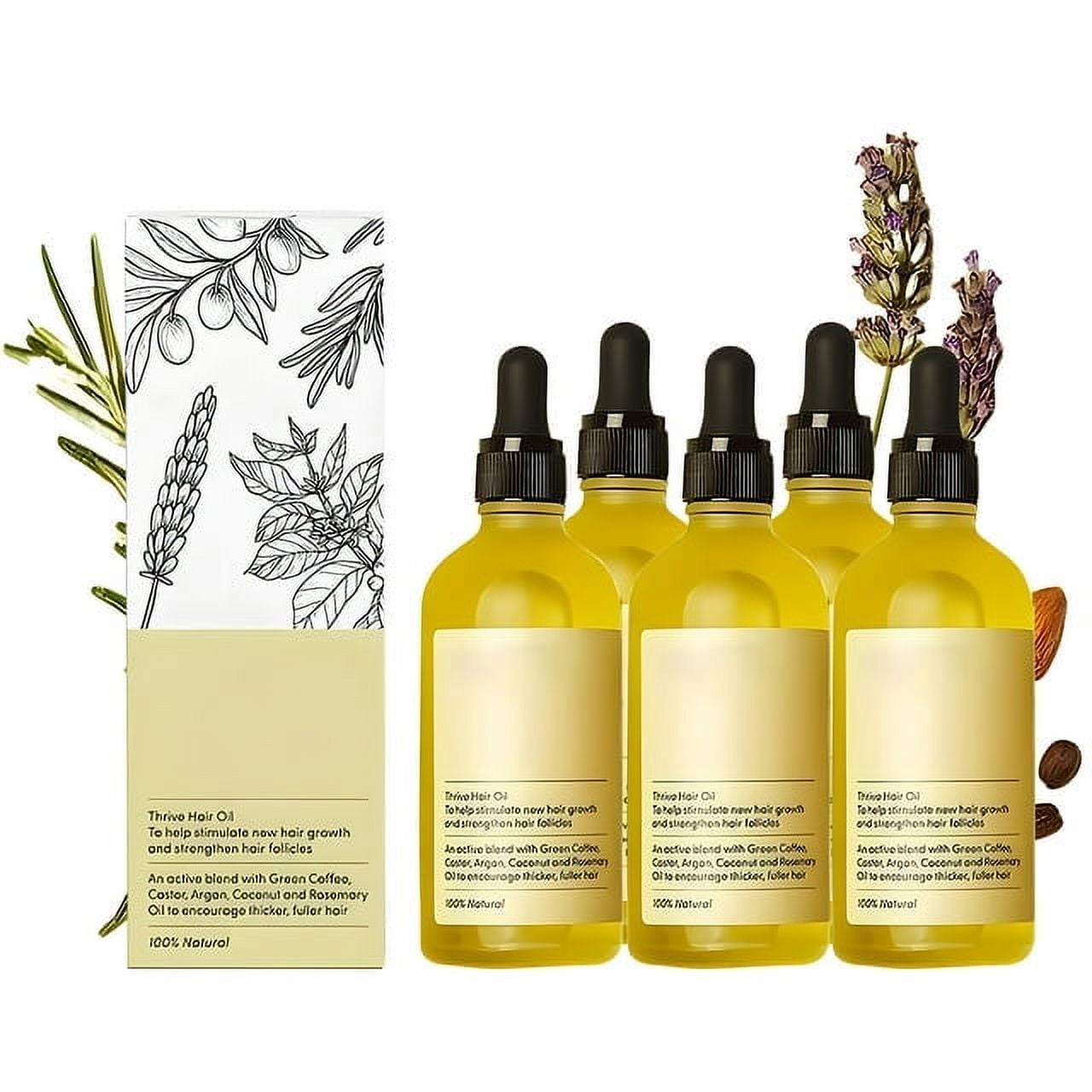 Natural Hair Growth oil, organic Veganic Natural Hair Growth oil,Pure ...