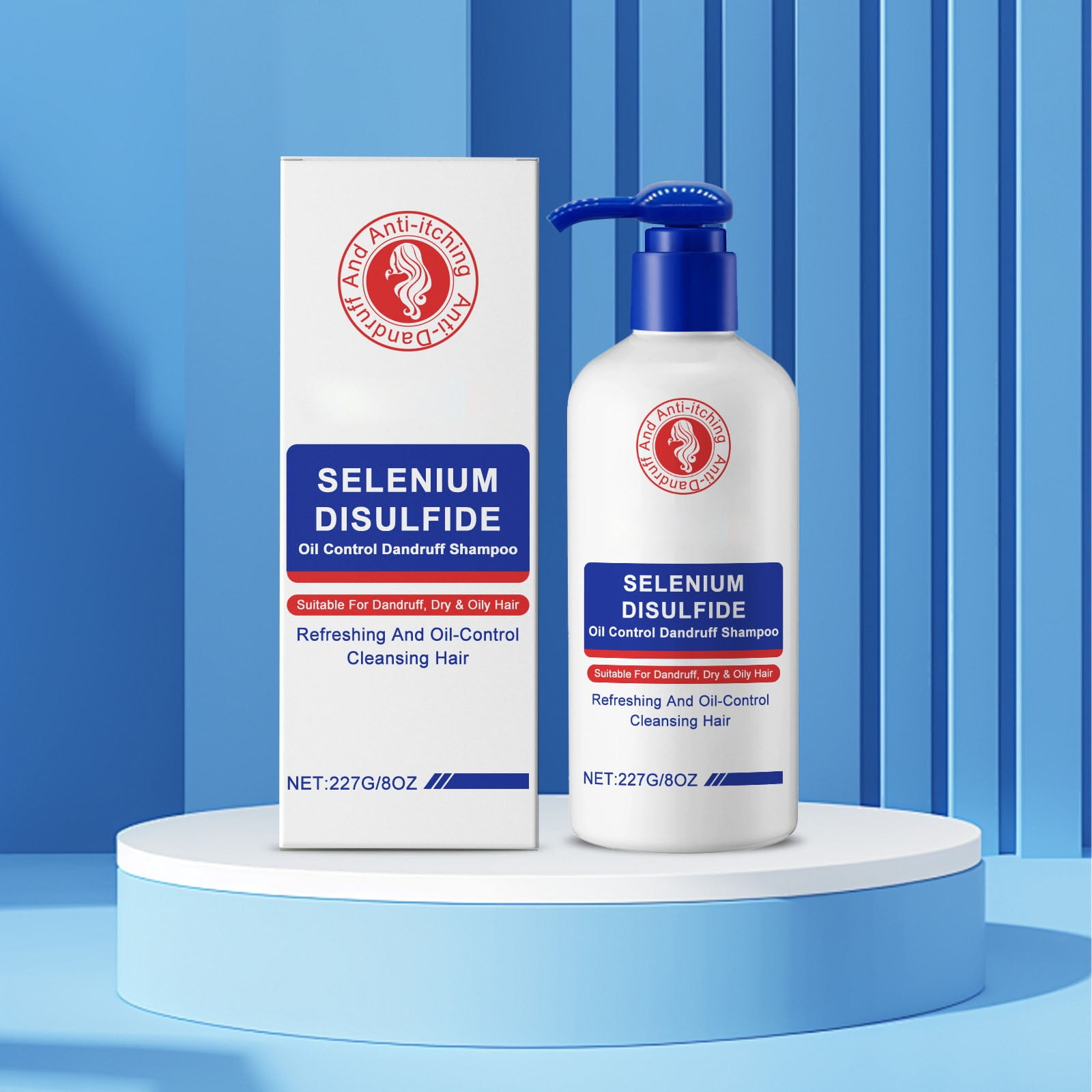 Natural Hair Loss Prevention Shampoo with Amino Acids & Moisturizing ...