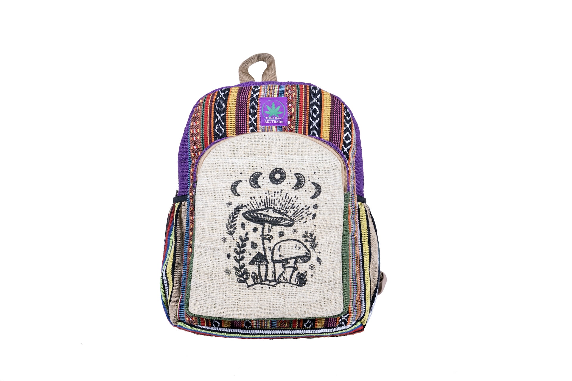 Natural Handmade-Unique design Hemp Hippie backpack, very popular in ...