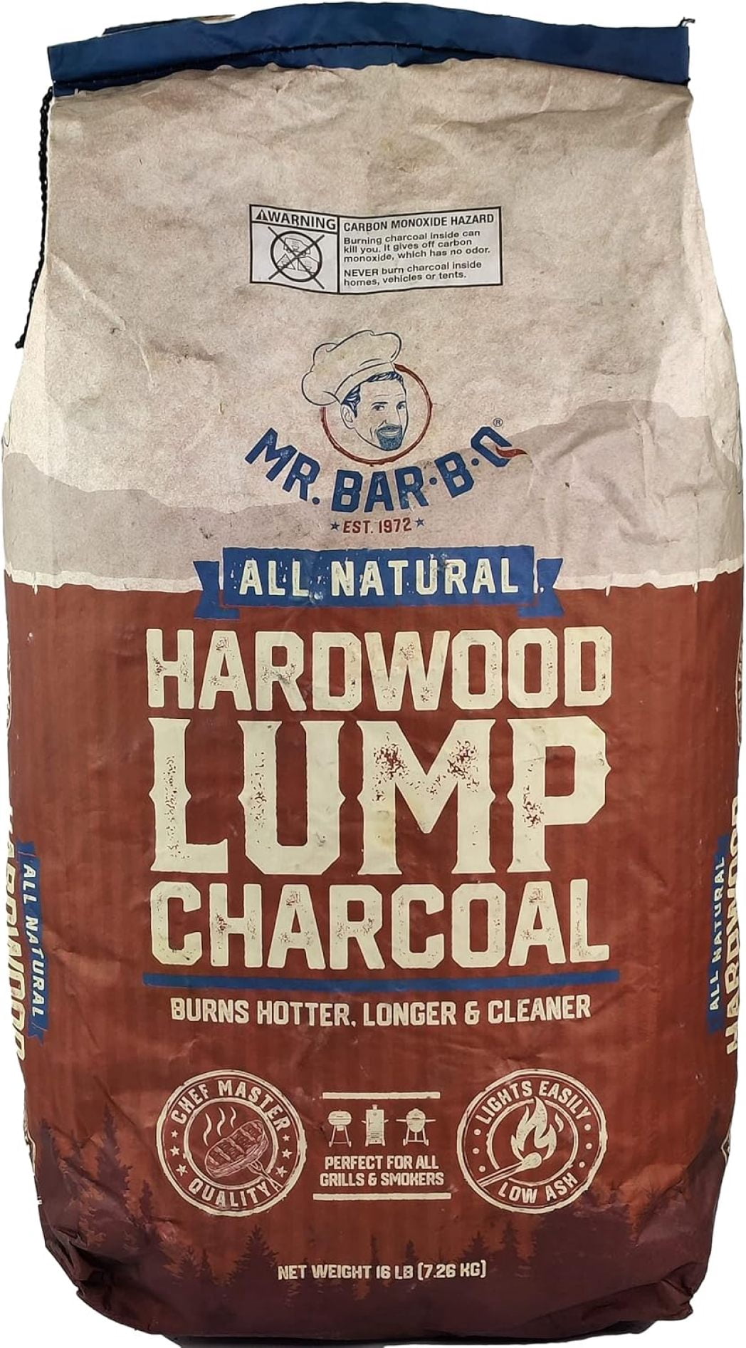 All Natural Hardwood Lump Charcoal for Grilling, Smoking, Kamado and ...