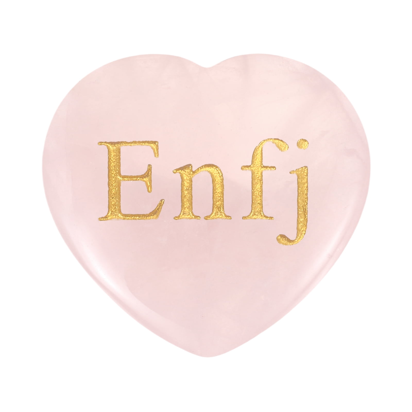 Natural Heart Shaped Crystal Stone, 1.2" Love Worry Stone with ...