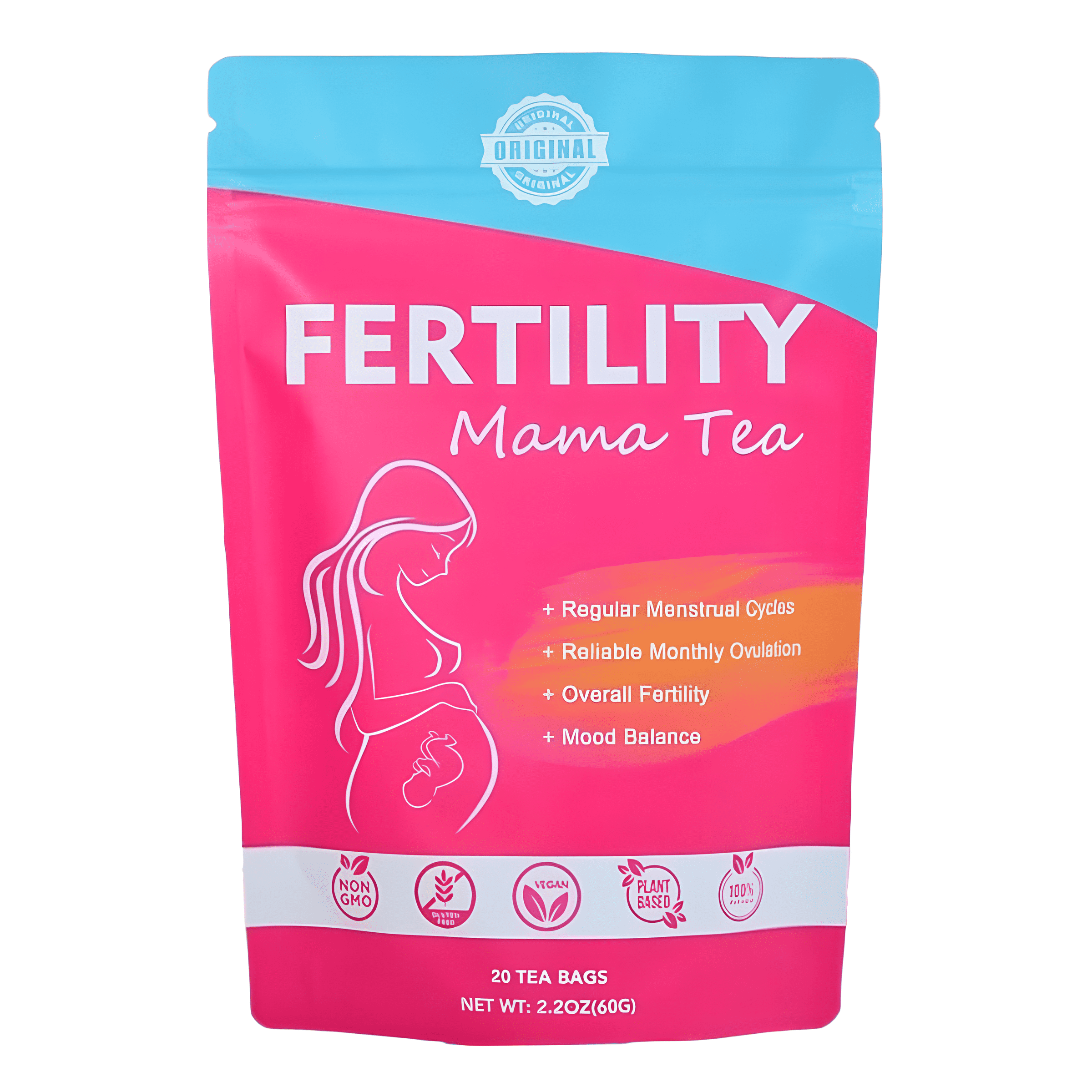 Natural Herbal Female Fertility Tea, Mama Tea-Balance Hormones-20 ...