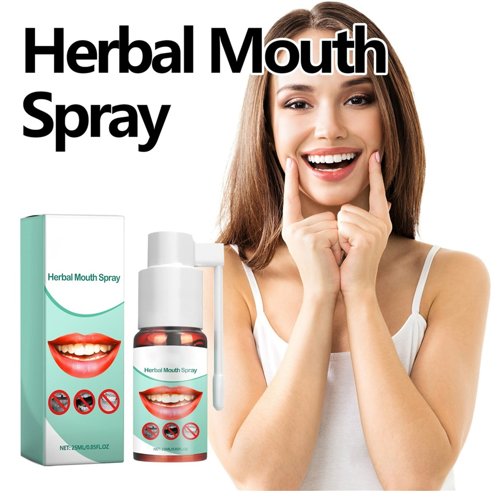 Natural Herbal Oral Spray for Fresh Breath & Long-Term Care - Safe, Non ...