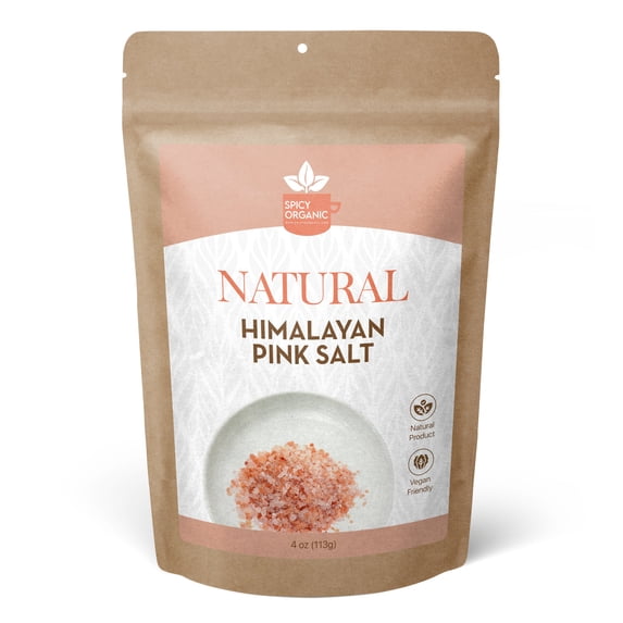 Spicy Organic Natural Himalayan Pink Salt, Mineral-Rich, Unrefined Salt ...