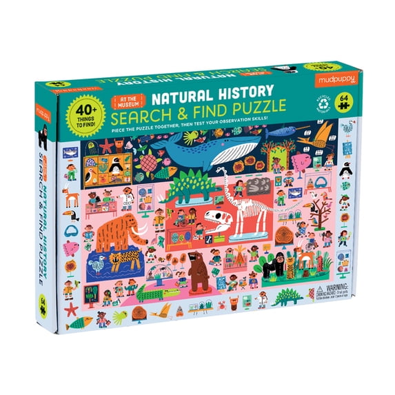 Natural History Museum Search & Find Puzzle (Jigsaw) - Walmart.com
