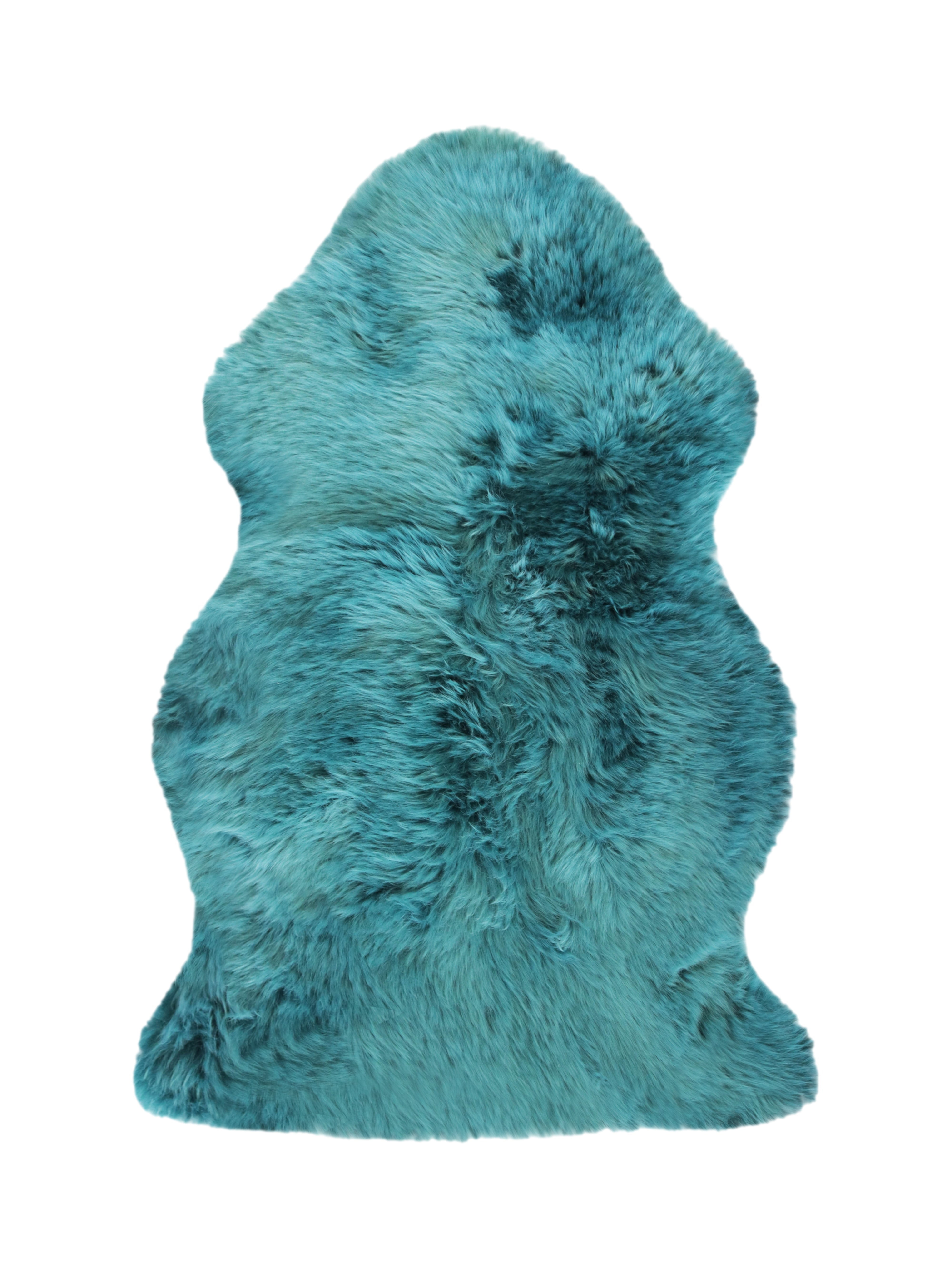 Natural Milan Sheepskin Single Rug | Steel blue | 2'x3' - Walmart.com
