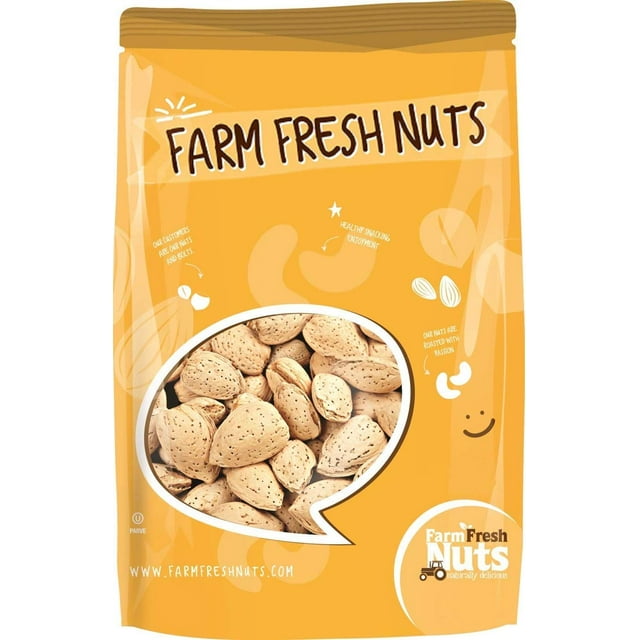 Natural In Shell Raw California Almonds (1 Lb.) - Pure Goodness ...