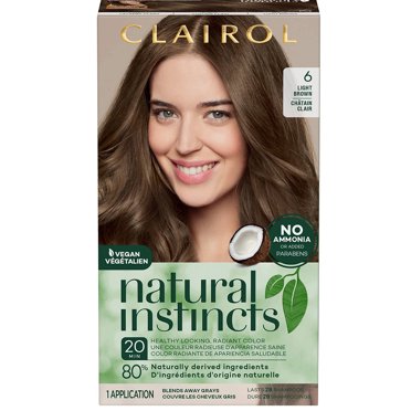 Clairol Natural Instincts Vegan Hair Dye Demi-Permanent Hair Color ...