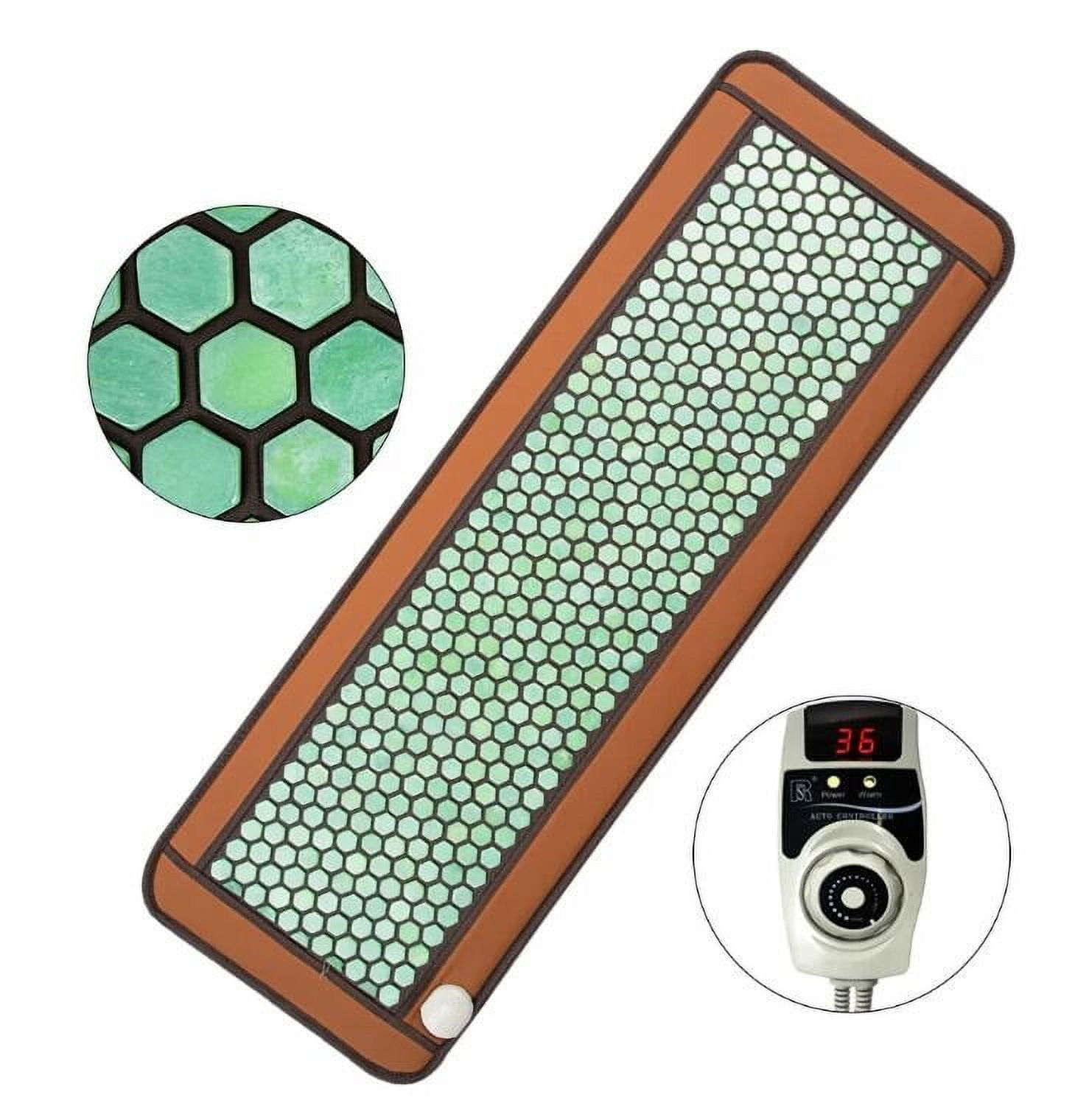 Natural Jade Gemstone Massage Cushion Far Infrared Heating Mattress ...