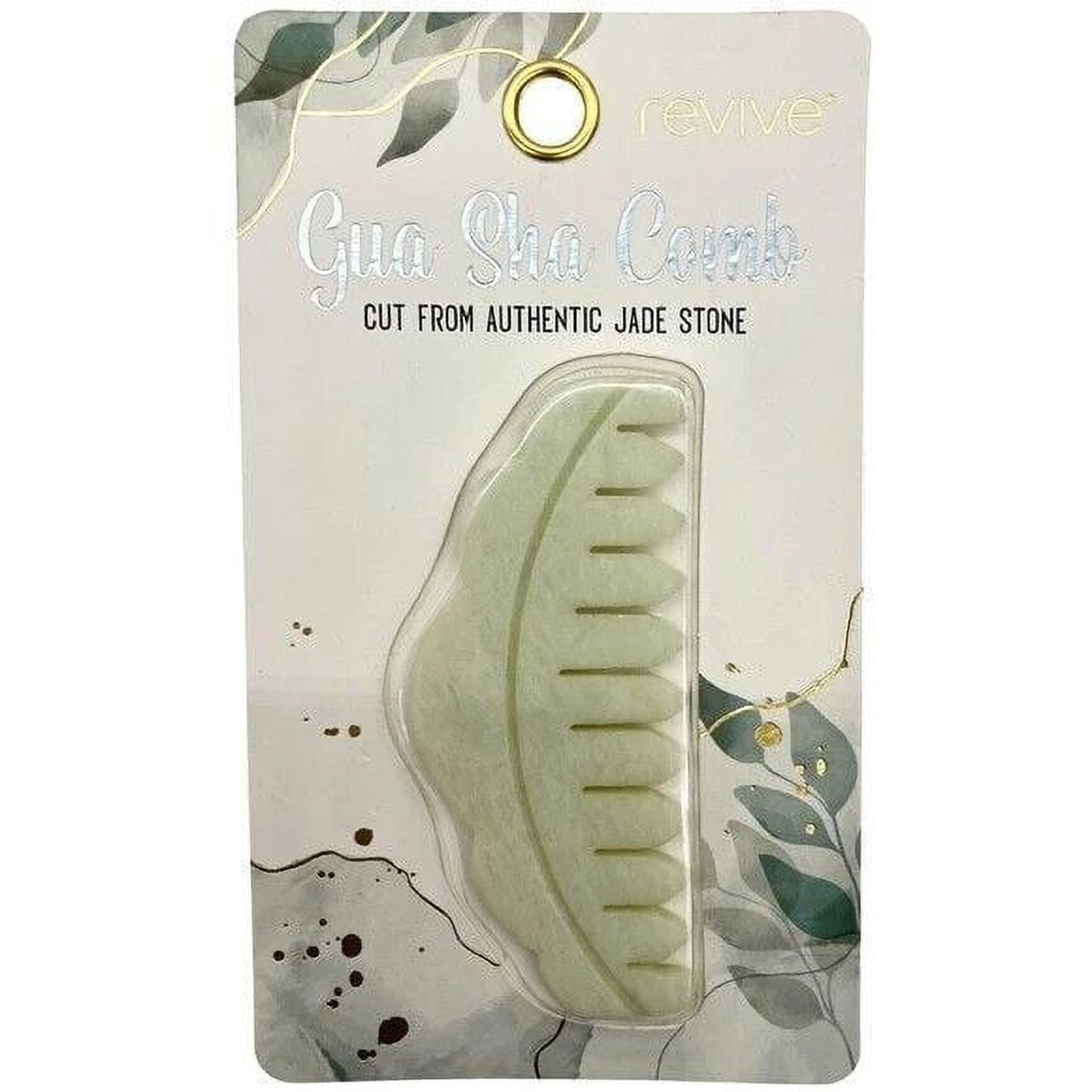 Natural Jade Gua Sha Massage Comb, Crafted from authentic jade ...