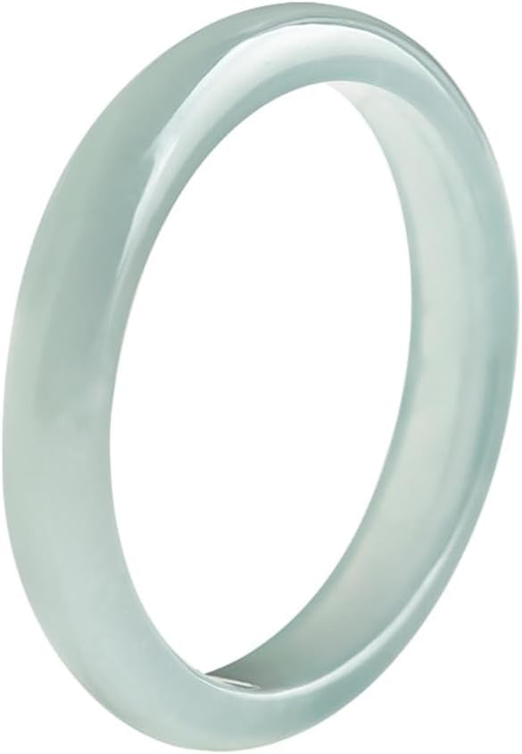 Natural Jade Real Jadeite Blue or Deep Green Jadeite Ring with Floating ...