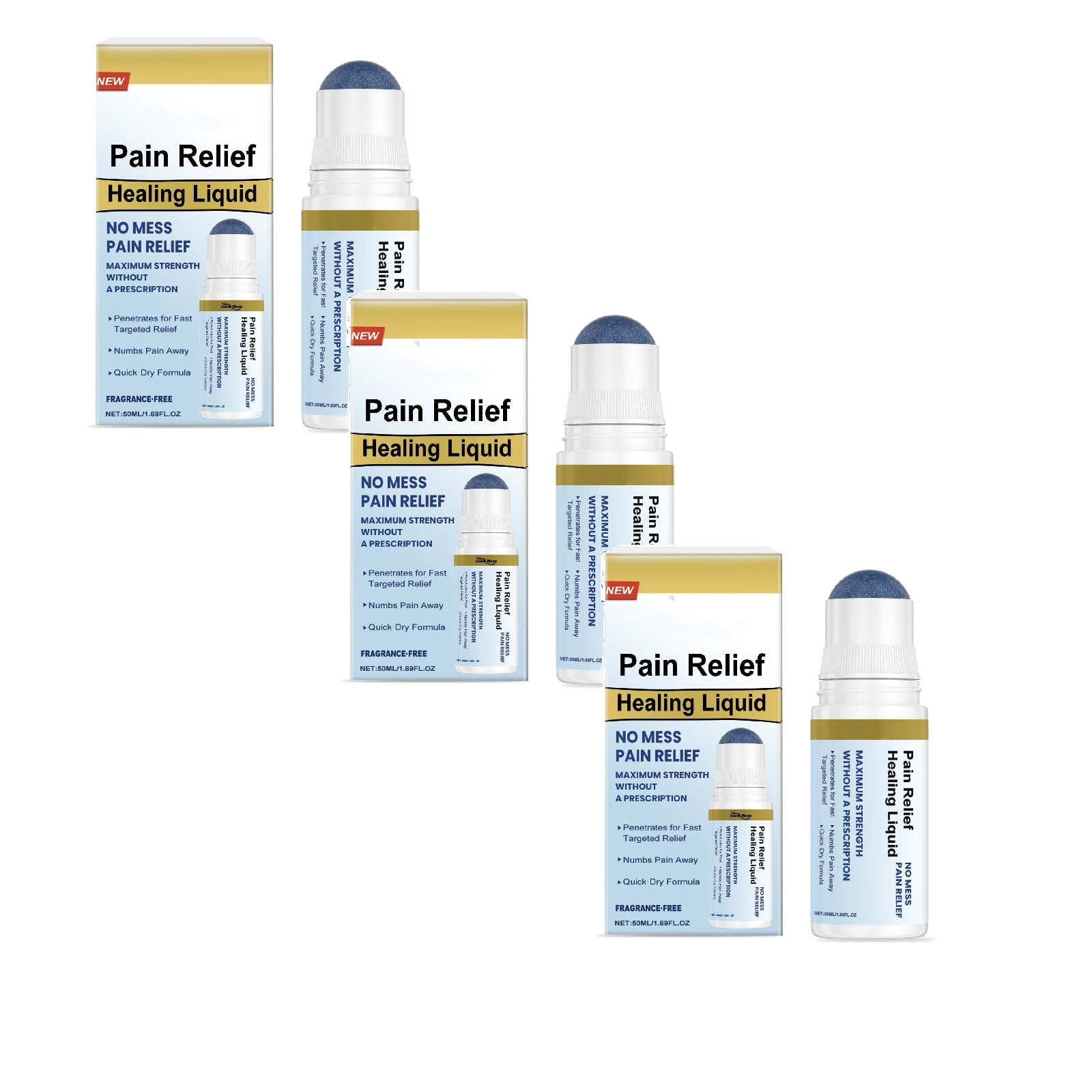 Natural Joint Scar Healing Liquid Roll On Gel for Reliefing Joint Bone ...