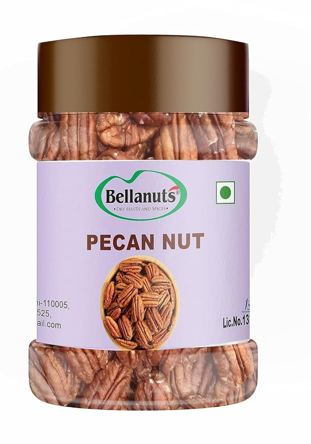 Natural Jumbo Size Pecan Nuts By Bellanuts 120gm, | Delicious & Nutrients Healthy Crunchy Nuts ...