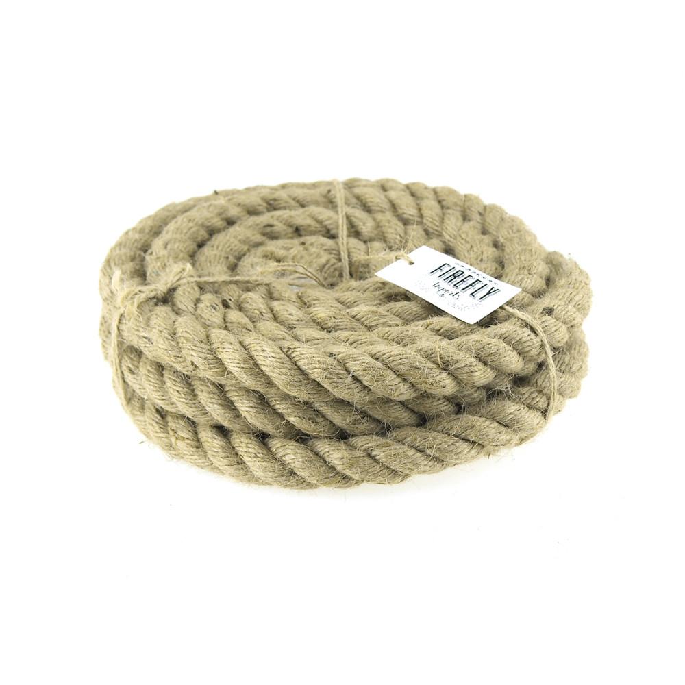 Natural Jute Fiber Rope, 16mm, 5-yard - Walmart.com