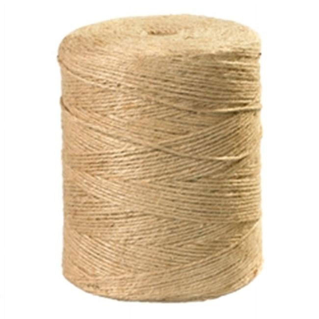 Natural Jute Twine - 3000 ft - 5-Ply - 140 lb Tensile Strength ...