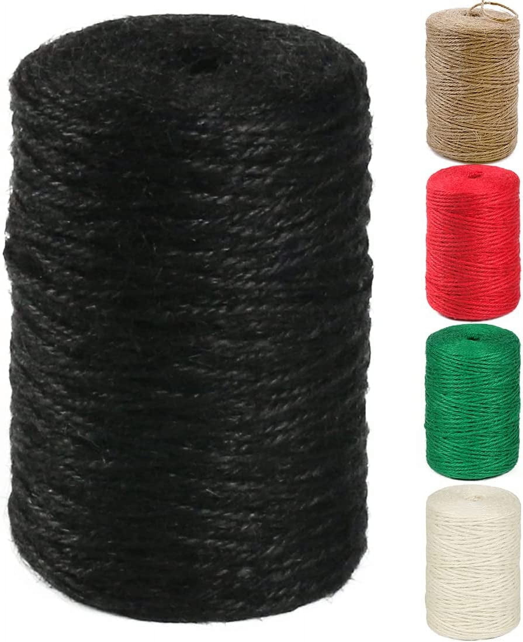 Natural Jute Twine 600 Feet Long Colored Twine Rope for Crafts Gift ...
