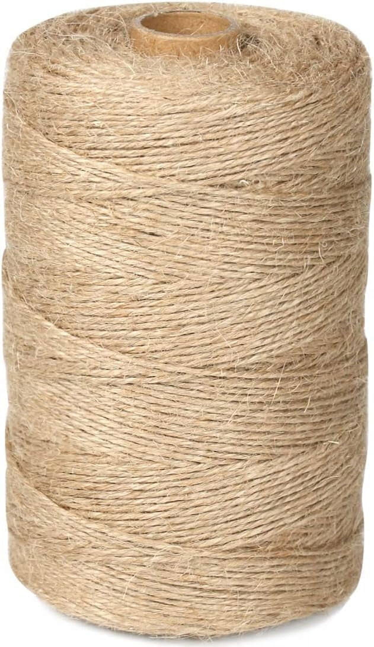 Natural Jute Twine 600 Feet Long Twine String for Crafts Gift Wrapping ...