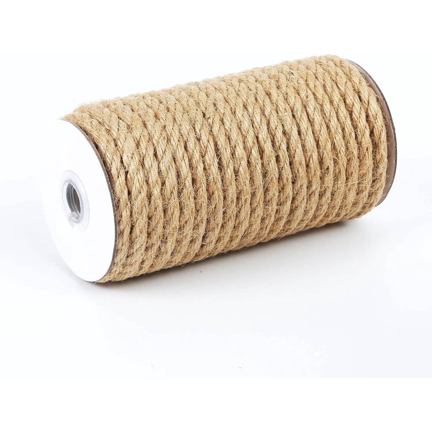 Natural Jute Twine, Jute Rope Roll, Heavy Duty Thick Twine for Cat ...
