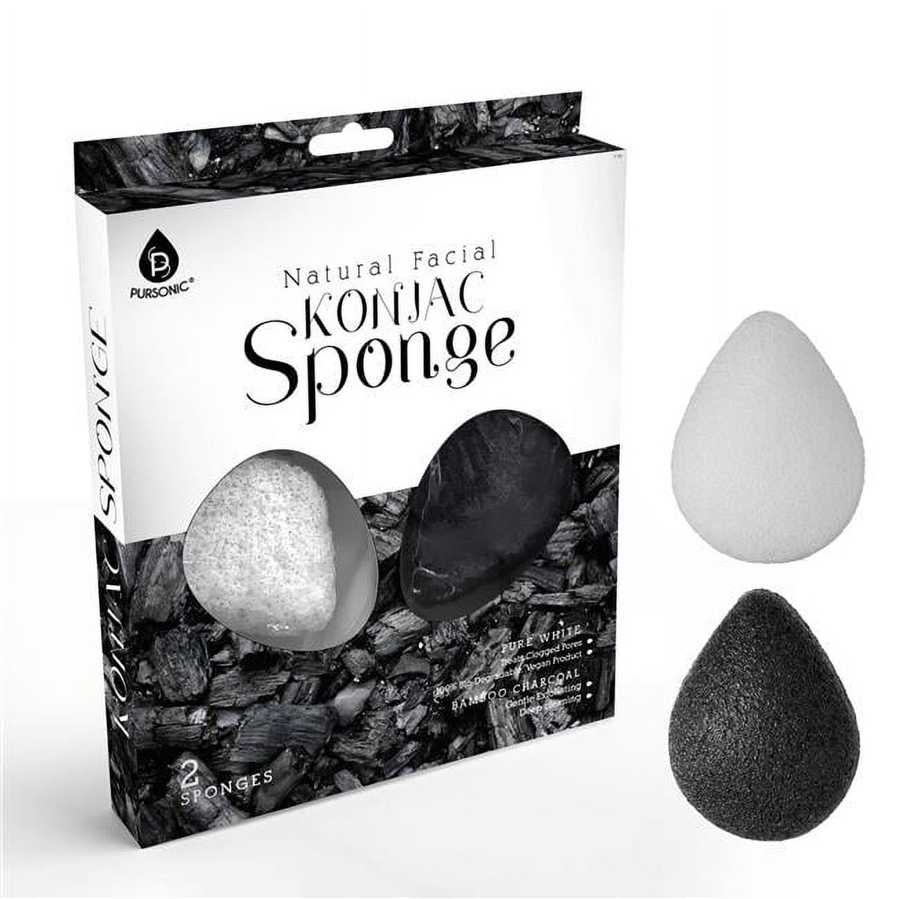Natural Konjac Sponge - Pack of 2 - Walmart.com