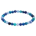 Natural Kyanite, Chrysocolla, Chalcedony & Sodalite 8mm Round Shape ...