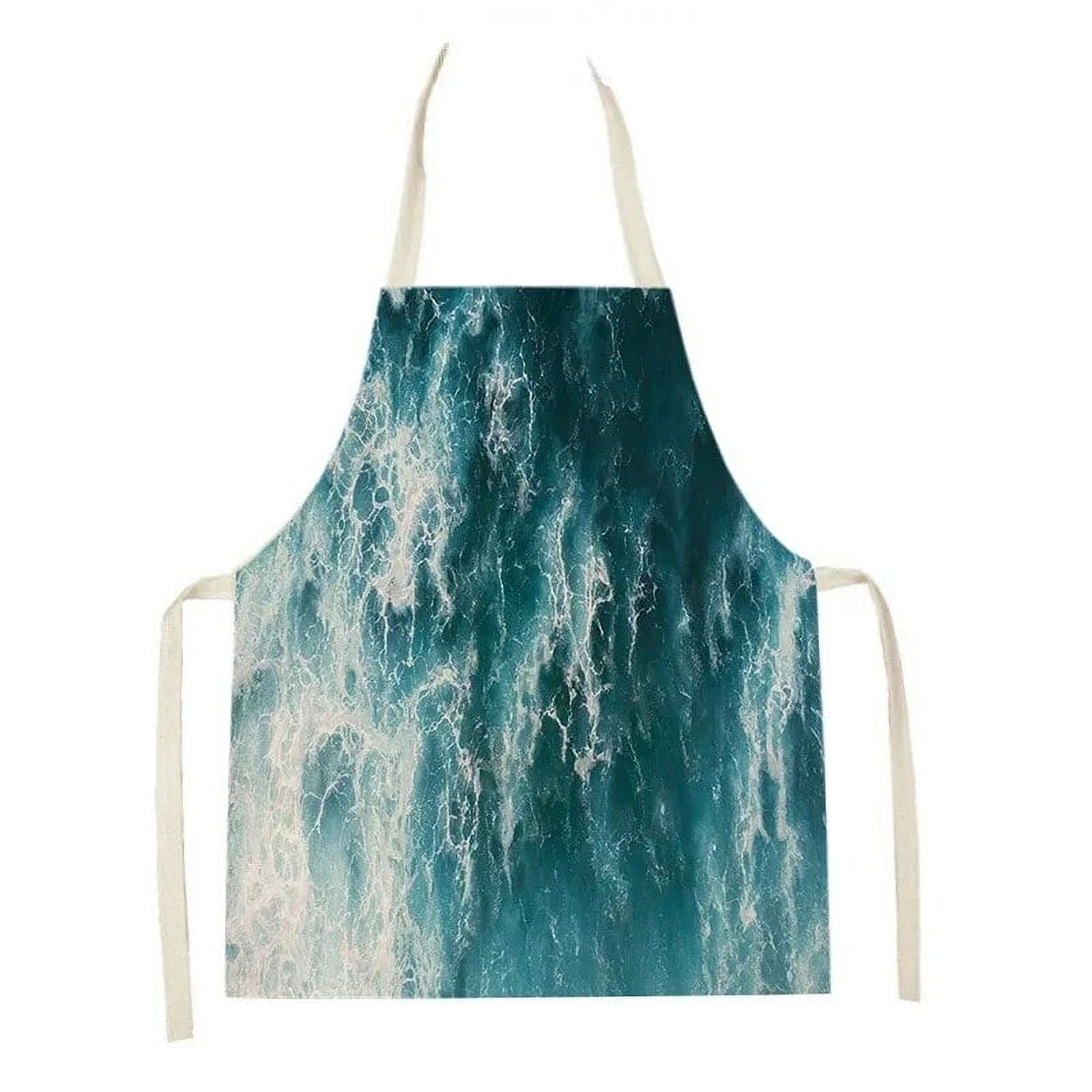 Natural Landscape New Fashion Canvas Kitchen Apron Work Apron Barbecue ...