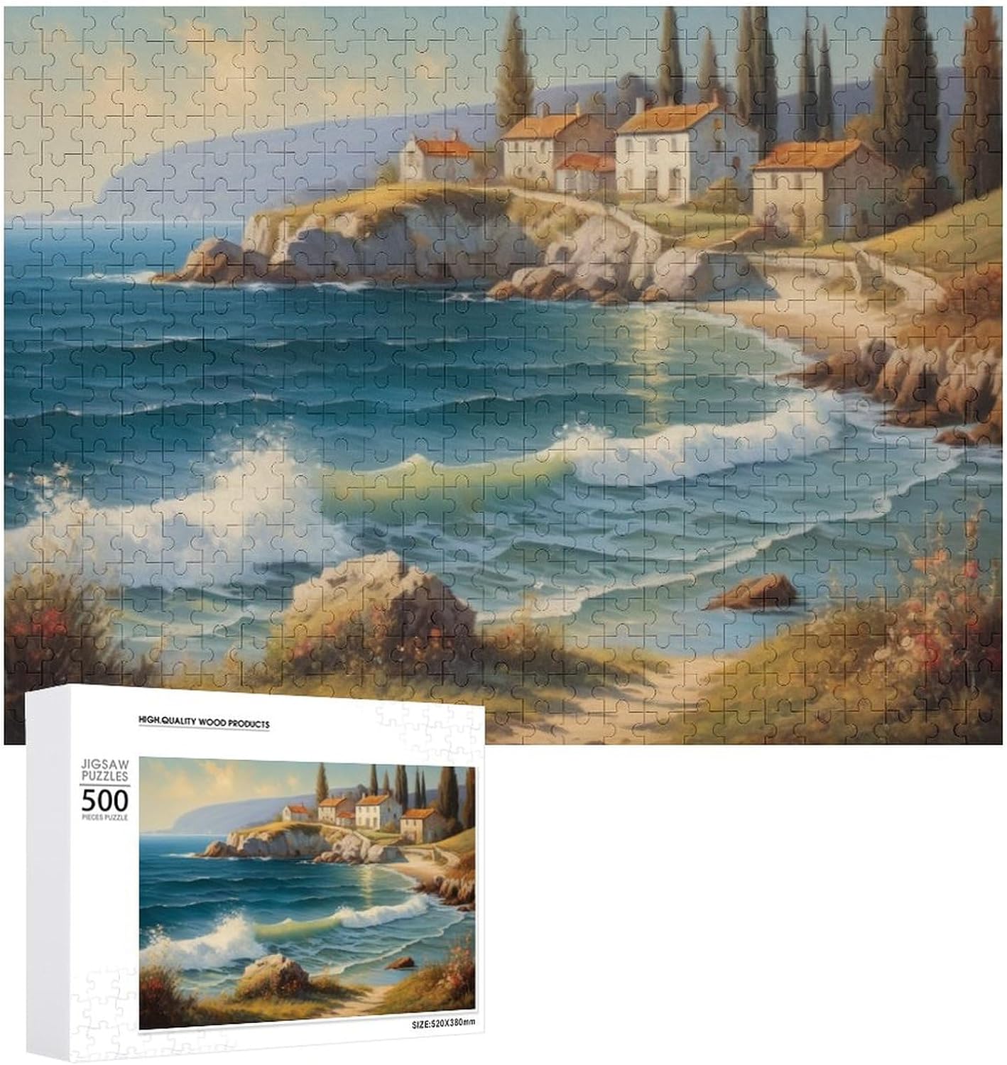 Natural Landscape Puzzle Jigsaw Puzzle 500 Pieces for Adults, 20"x15 ...
