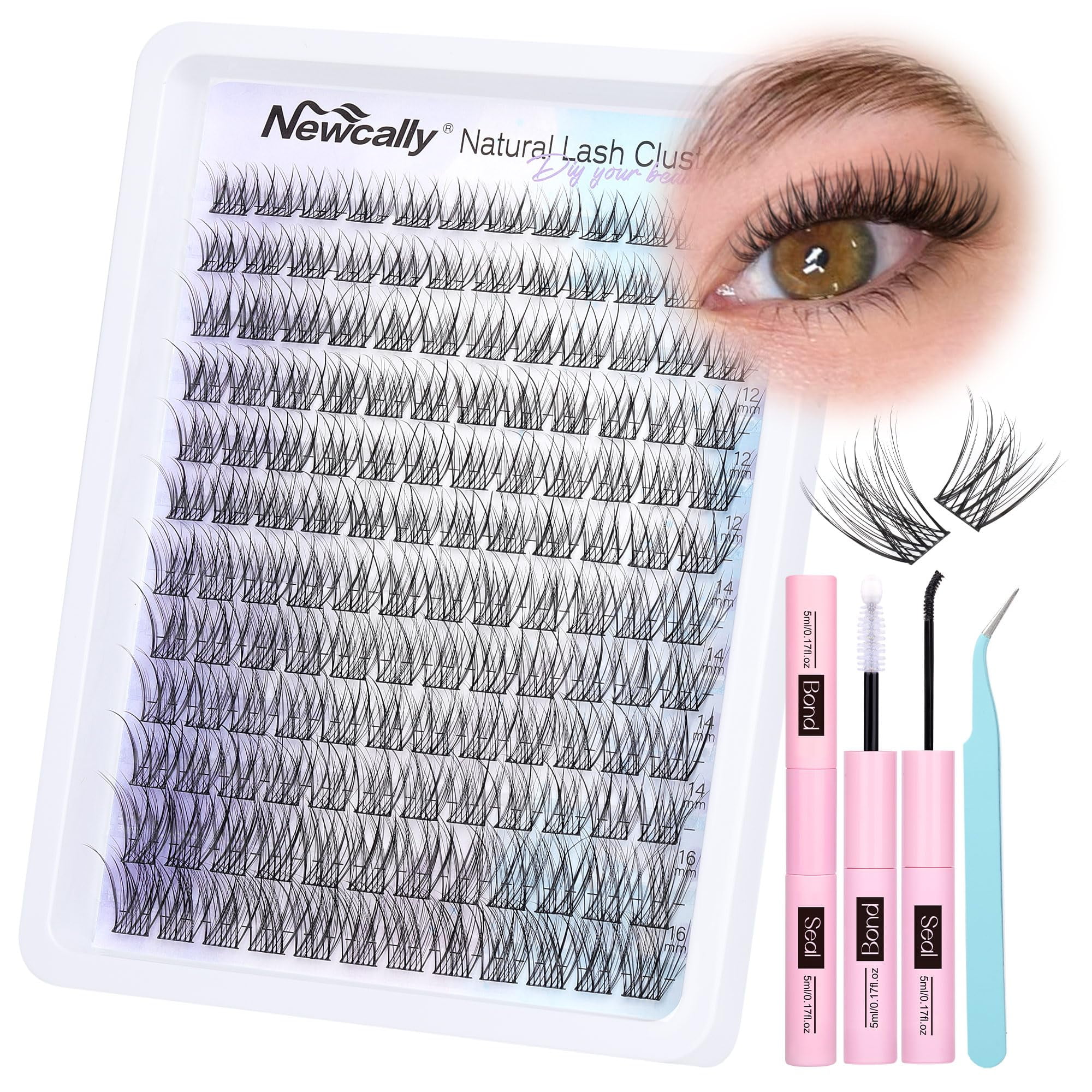 Natural Lash Clusters IFF17 Wispy Lash Extension Cluster Eyelash ...