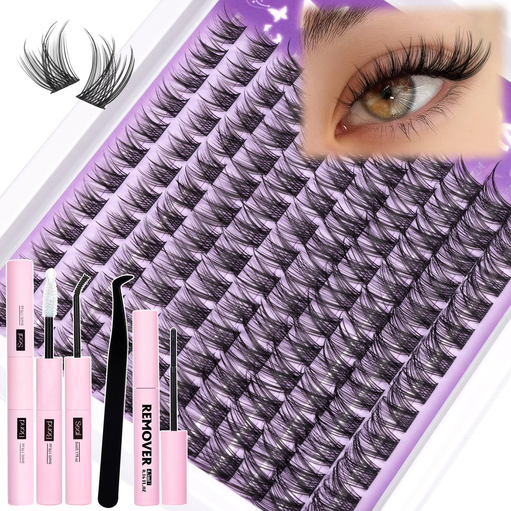 Natural Lash Clusters Kit SSF20 Wispy Eyelash Clusters Eyelash ...