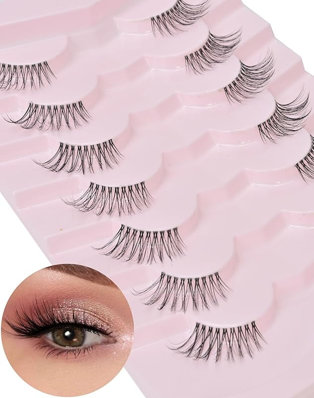 Natural Lashes Natural Eyelashes Short Eyelashes Natural Look False ...