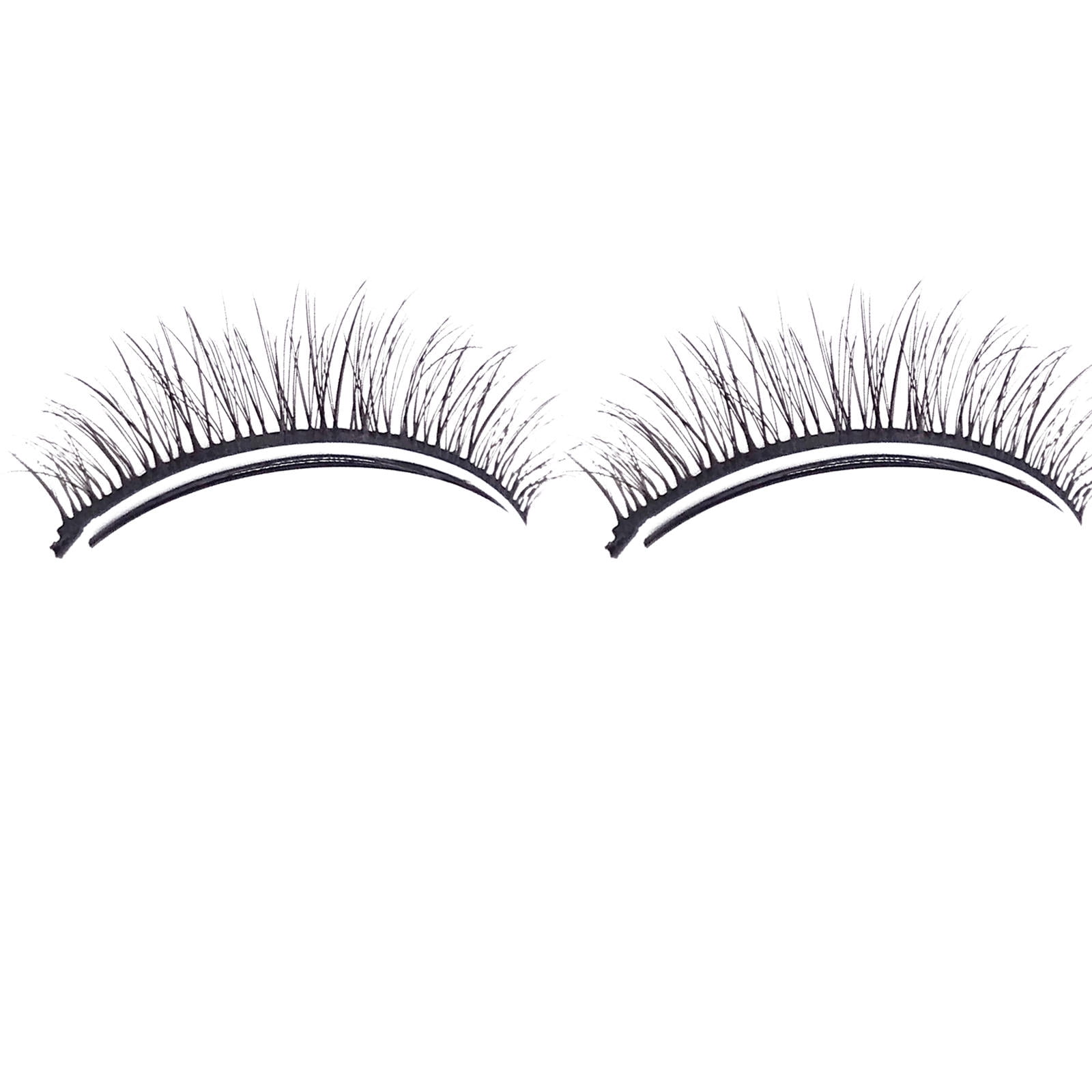 Natural Lashes Short Reusable Self Adhesive Eyelashes No Glue Or ...