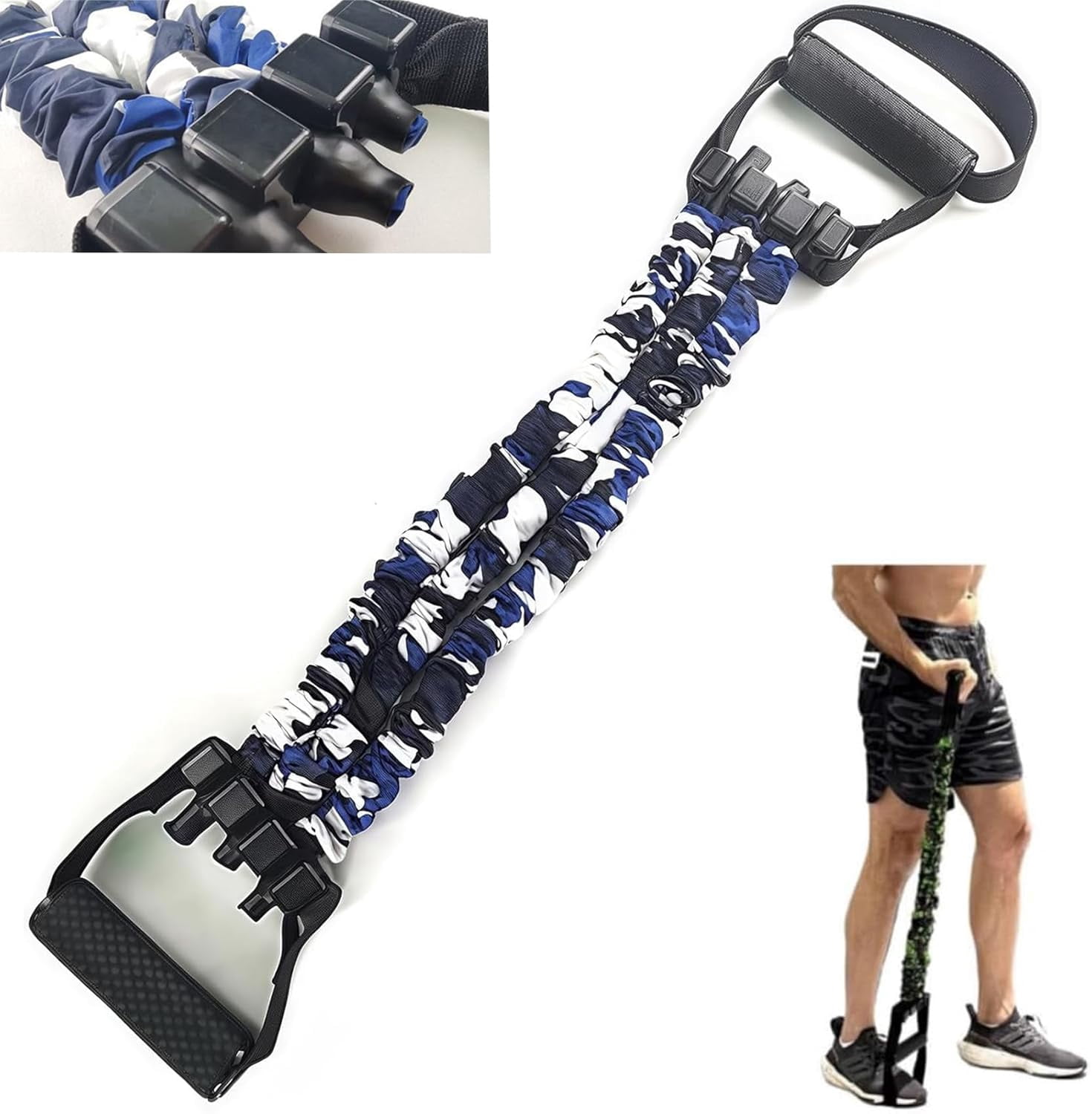 Natural Latex 3-Hole Resistance Stretcher, 2025 New 3-Way Adjustable ...