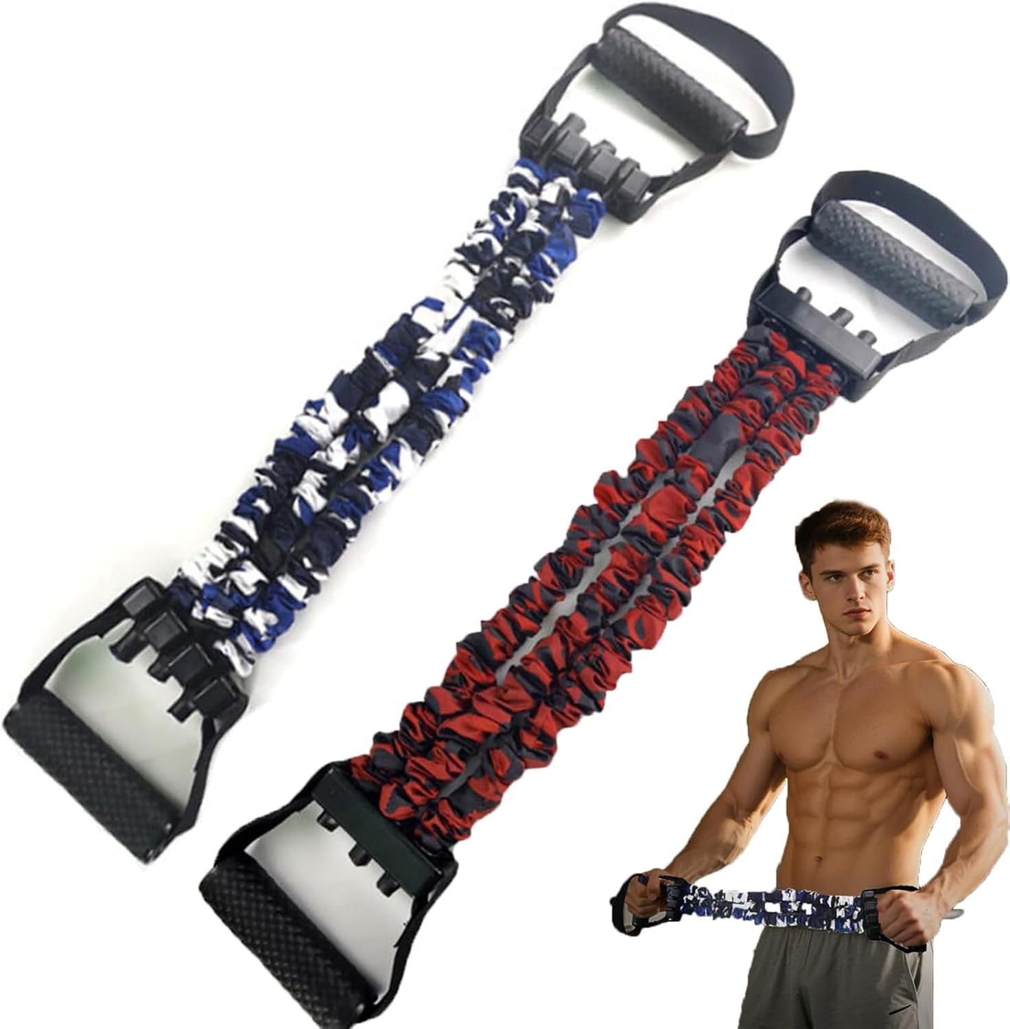 Natural Latex 3-Hole Resistance Stretcher, 2025 New 3-Way Natural Latex ...