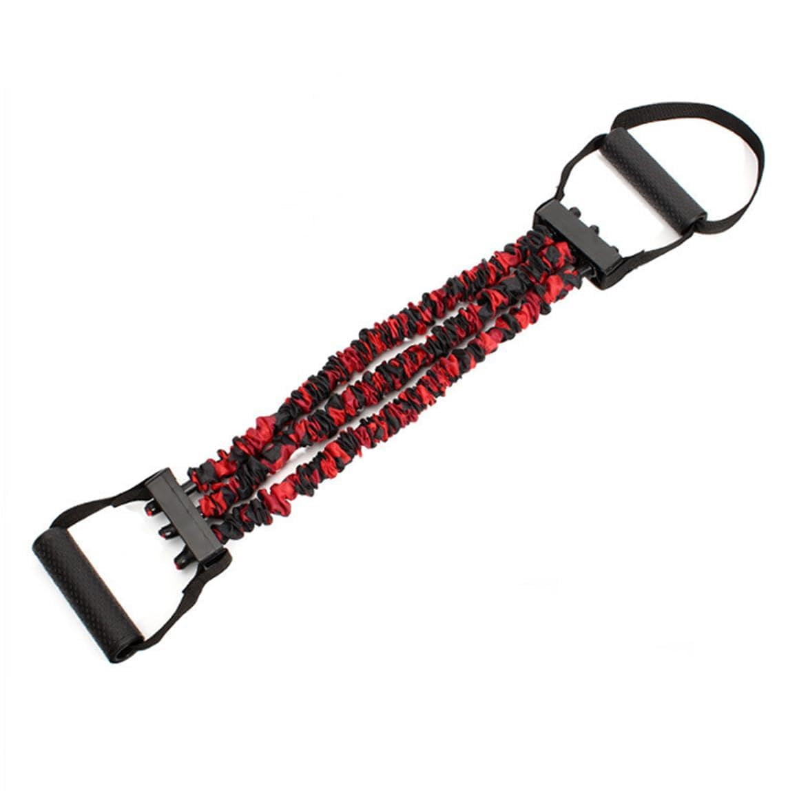 Natural Latex 3-Hole Resistance Stretcher,Chest Expander Stretch Bands ...