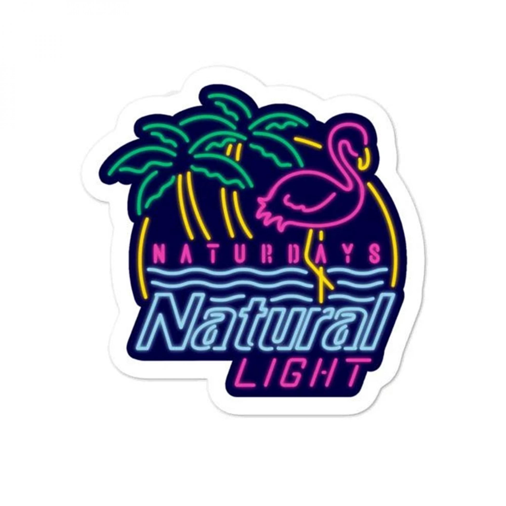 Natural Light Beer Naturdays Sticker - Walmart.com