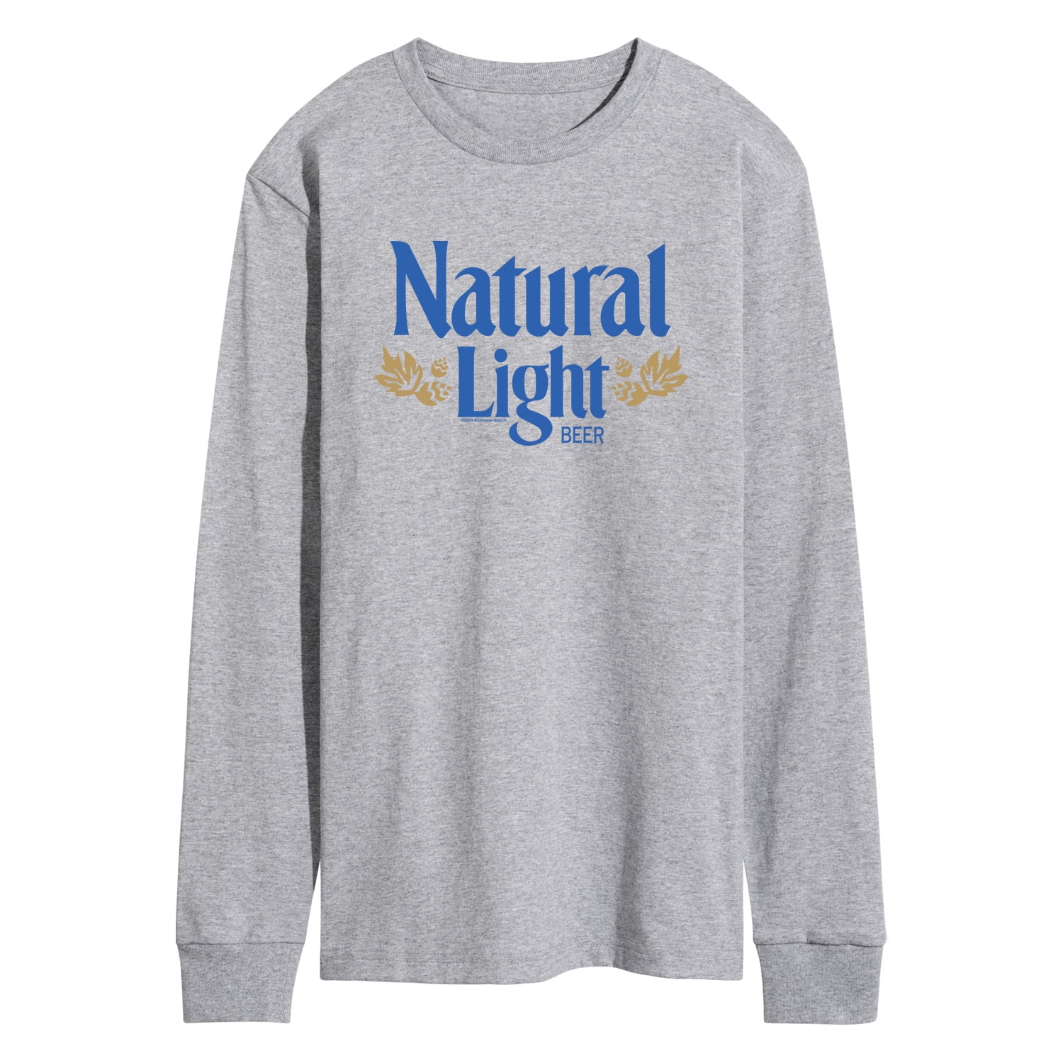 Natural Light - Logo - Men's Long Sleeve Graphic T-Shirt - Walmart.com