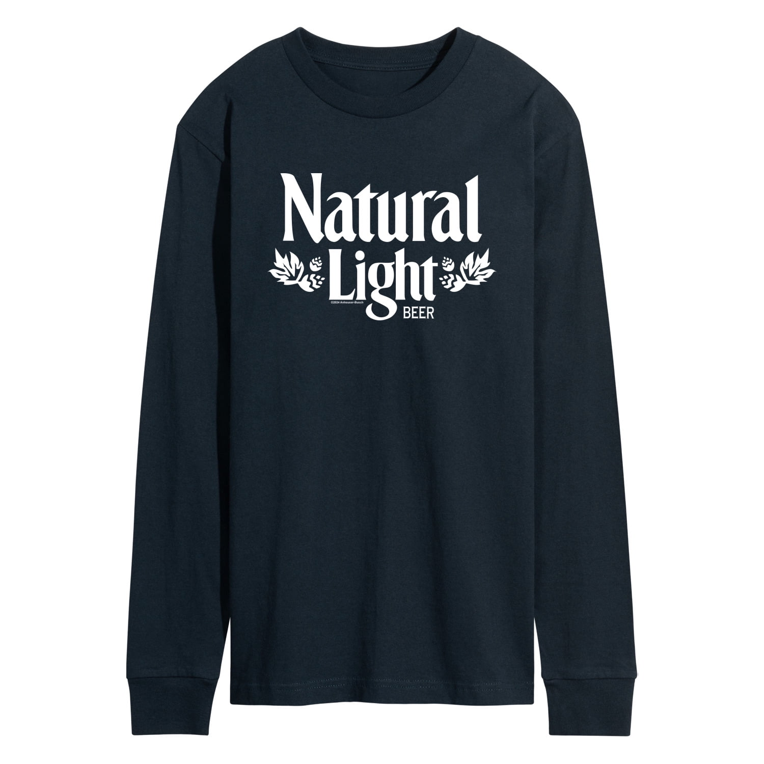 Natural Light - Logo - Men's Long Sleeve Graphic T-Shirt - Walmart.com