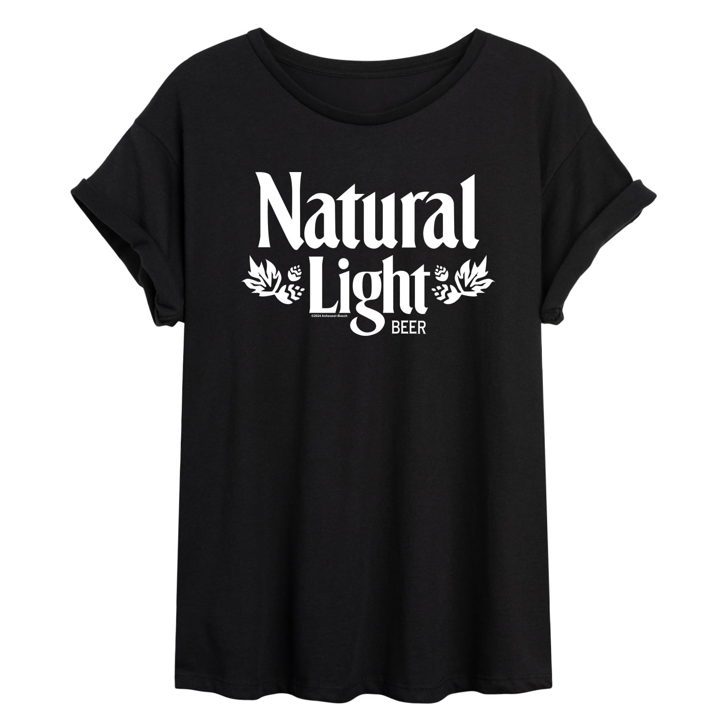 Natural Light - Logo - Women's Oversized Graphic T-Shirt - Walmart.com