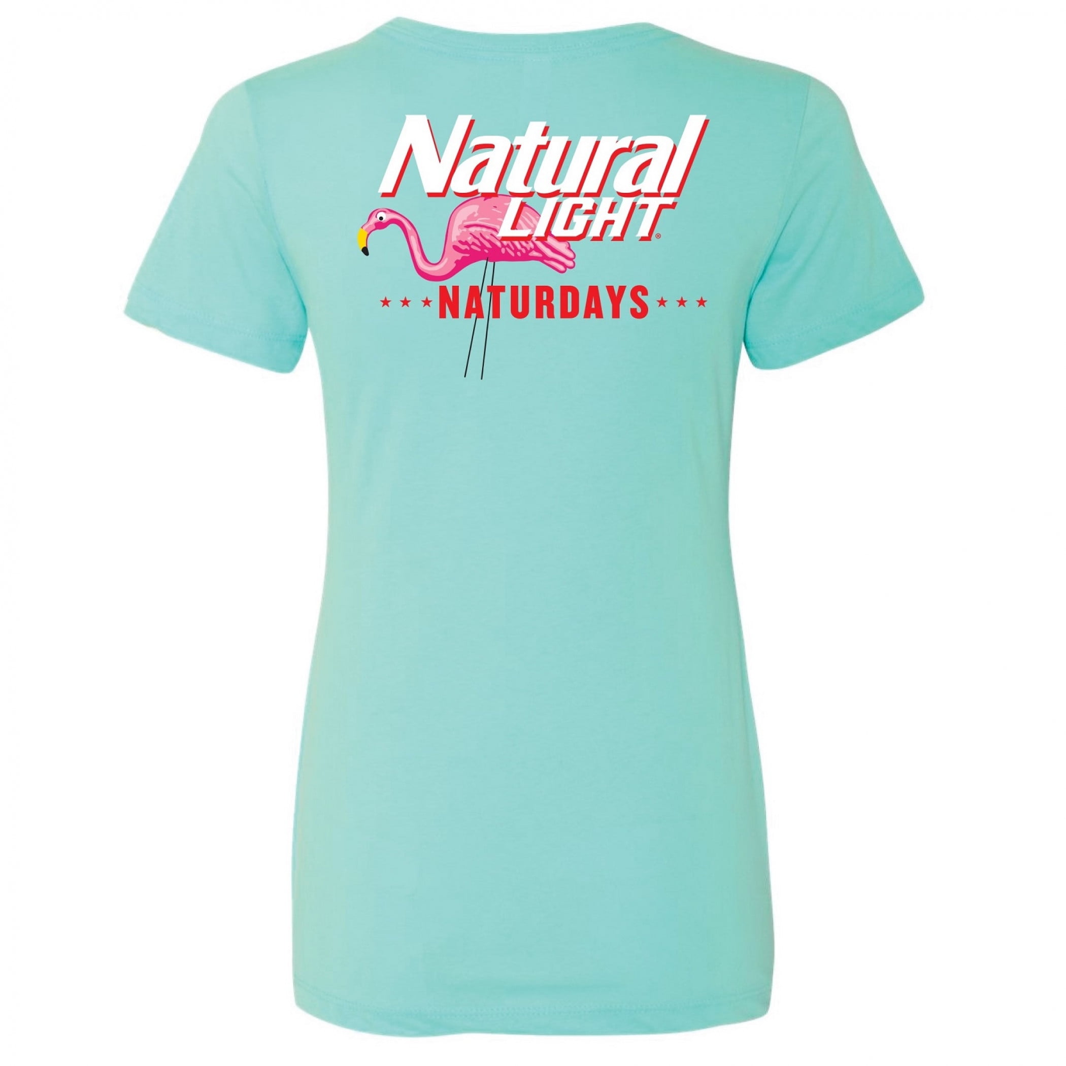 Natural Light Naturdays Flamingo Women's T-Shirt-Medium - Walmart.com