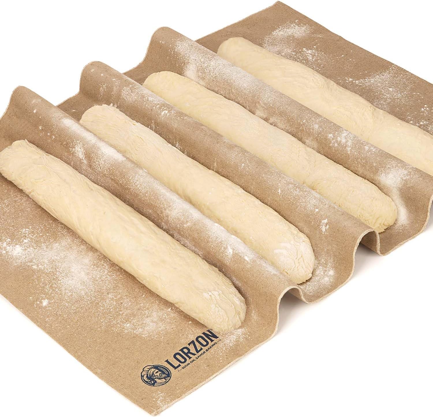 Natural Linen 39.4"x24", Heavy Duty Proofing Cloth for Baking Baguette ...