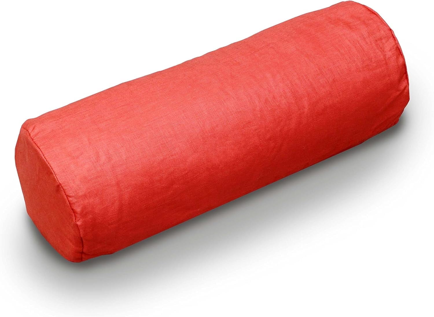 Natural Linen Fabric 5x14" Neck Roll Pillowcase - Soft, Washable Pillow ...