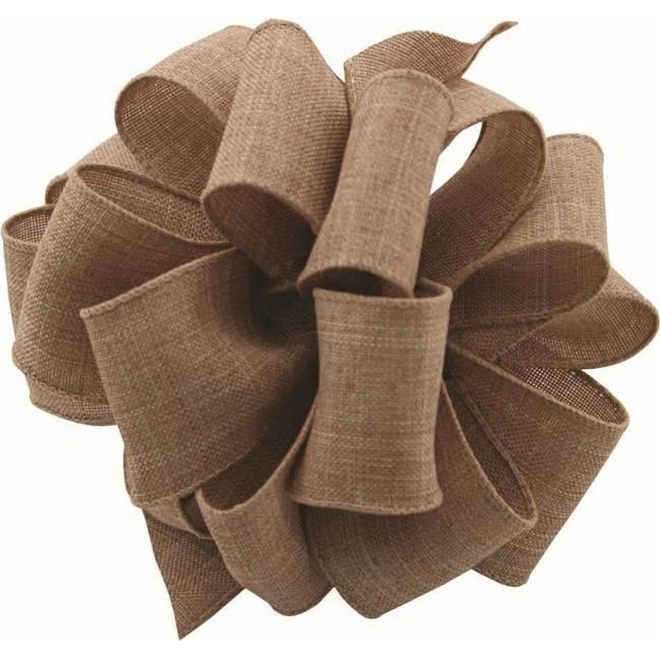Natural Linen Wired Ribbon - Walmart.com