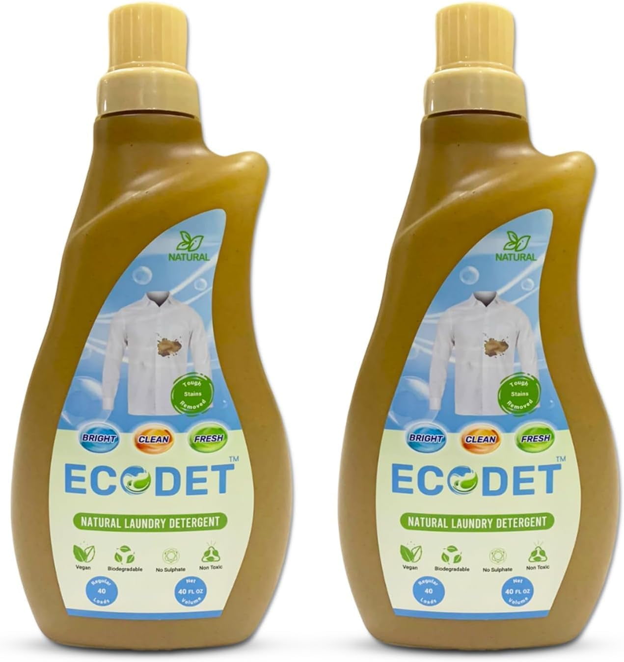 Natural Liquid Laundry Detergent, Biodegradable & Eco-Friendly, Plant ...