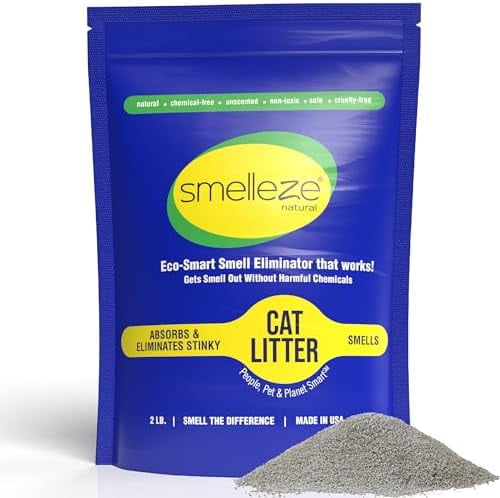 Natural Litter Smell Eliminator Deodorizer Additive: 2 lb. Rids Strong ...