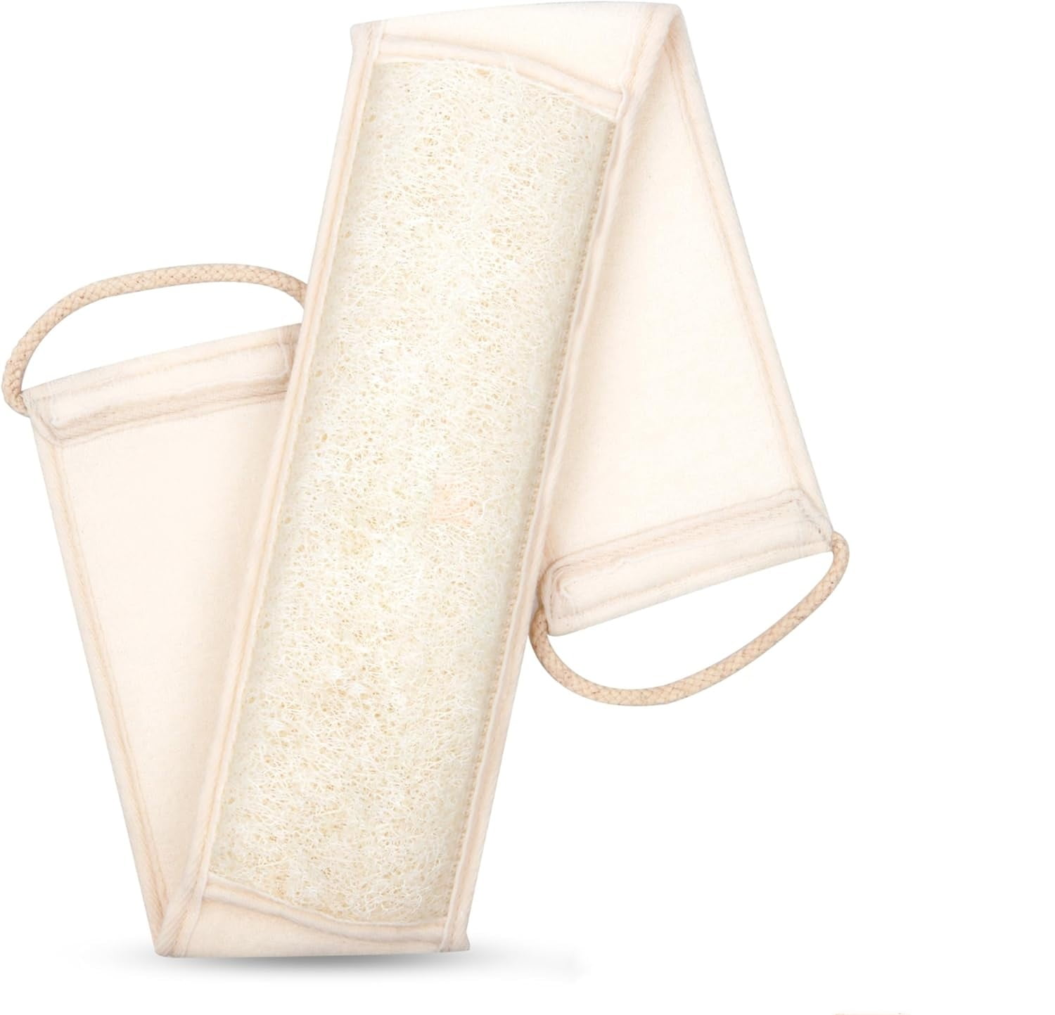 Natural Loofah Back Scrubber with Handle for Shower Bath - Exfoliating ...