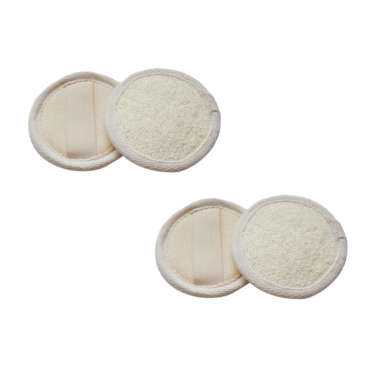 Natural Loofah Pads,Face Exfoliator Pad Scrubber Handheld Luffa Pad ...