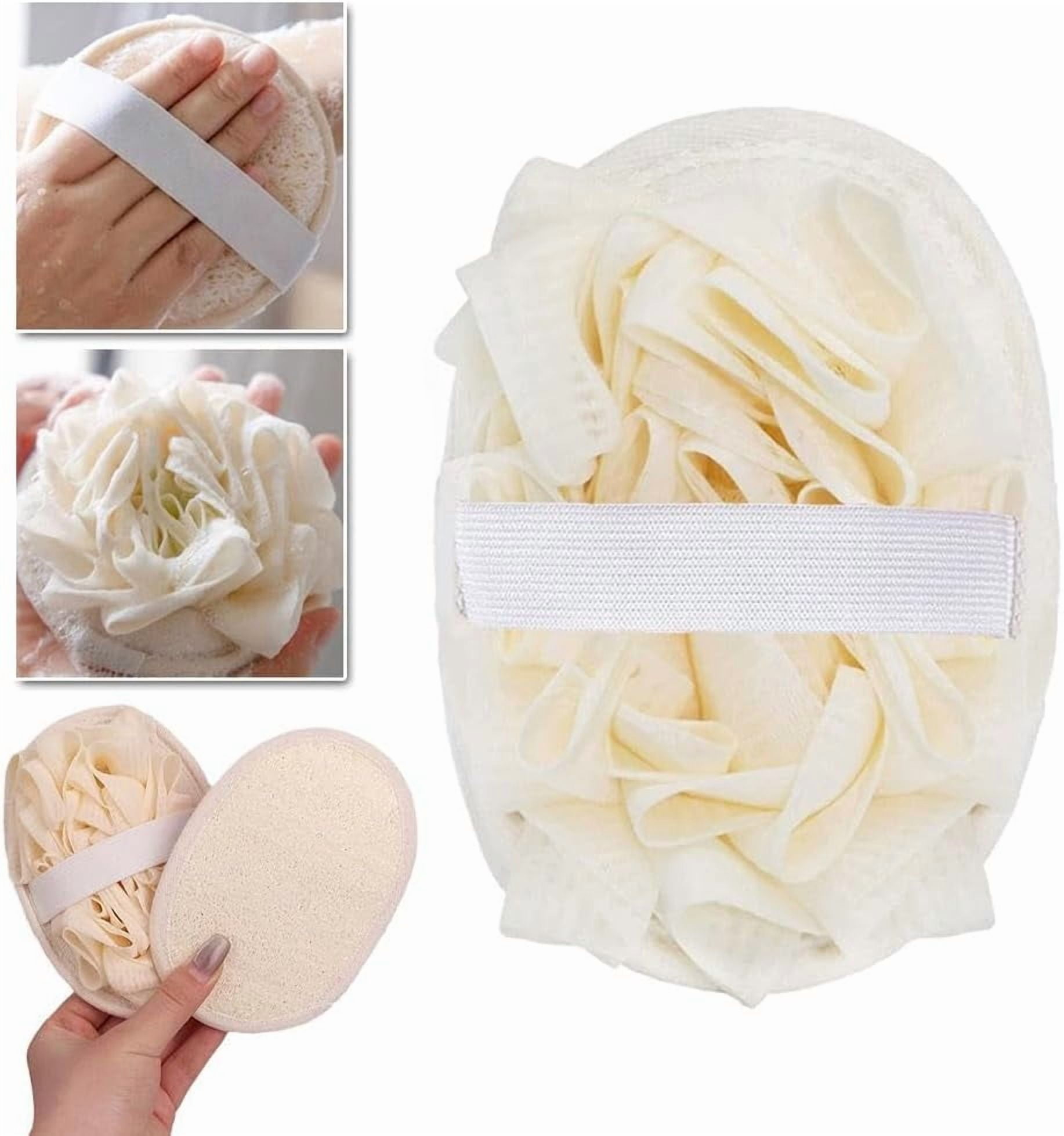 Natural Loofah Sponge, Exfoliating Bath Sponges Soft Loofah Shower ...