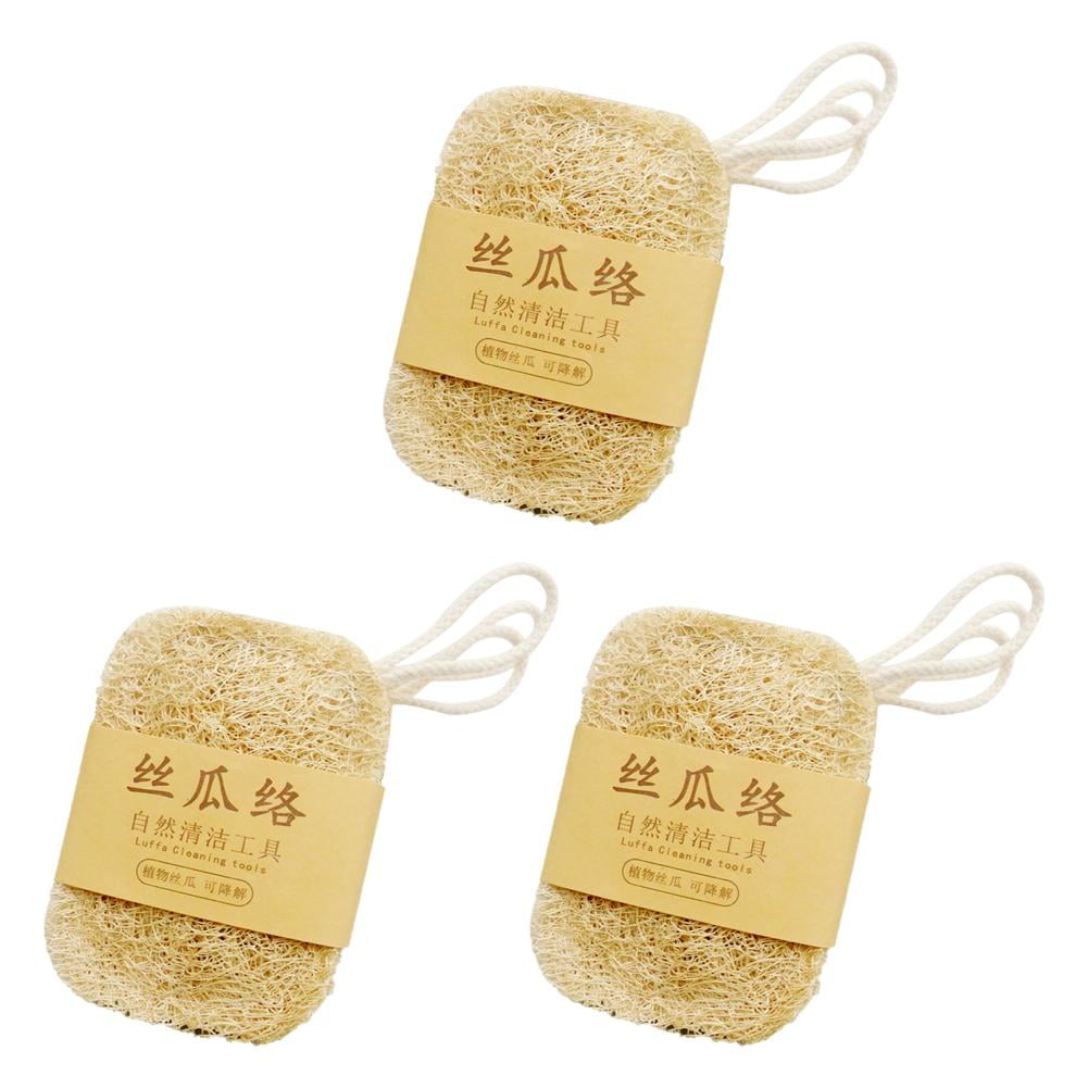 Natural Luffa Dishwashing Cloth Loofah Scrub Pad Dish Easy Clean s To ...