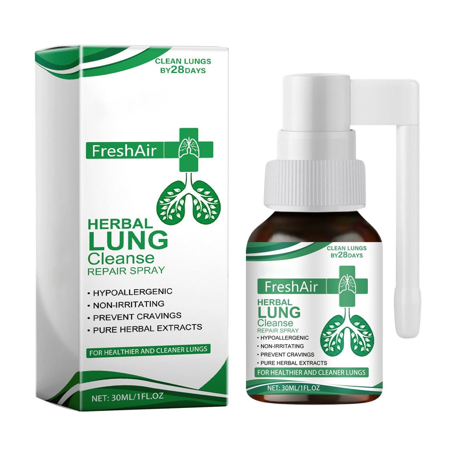 Natural Lung & Respiratory Support Spray Soothing For Congestion ...