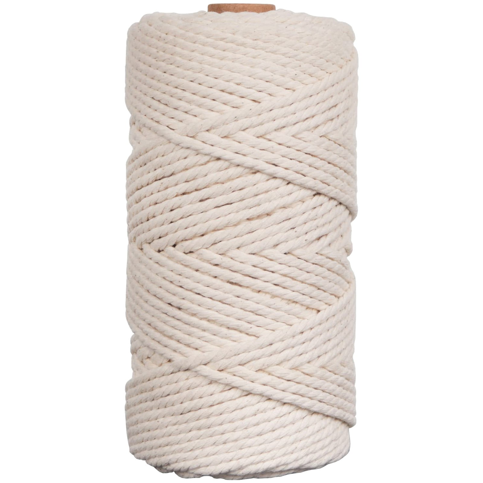 Natural Macrame Cord - 3mm X 109yards, Cotton Fiber, Soft, Durable ...