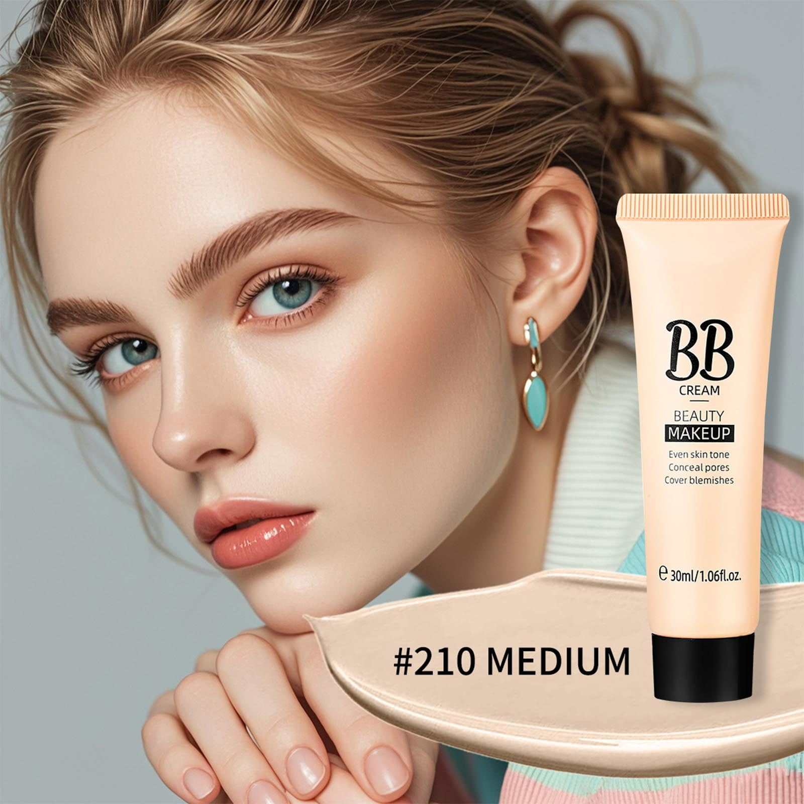 Natural Makeup Concealer Cream | 30ml | Pore-Blurring Full Coverage ...